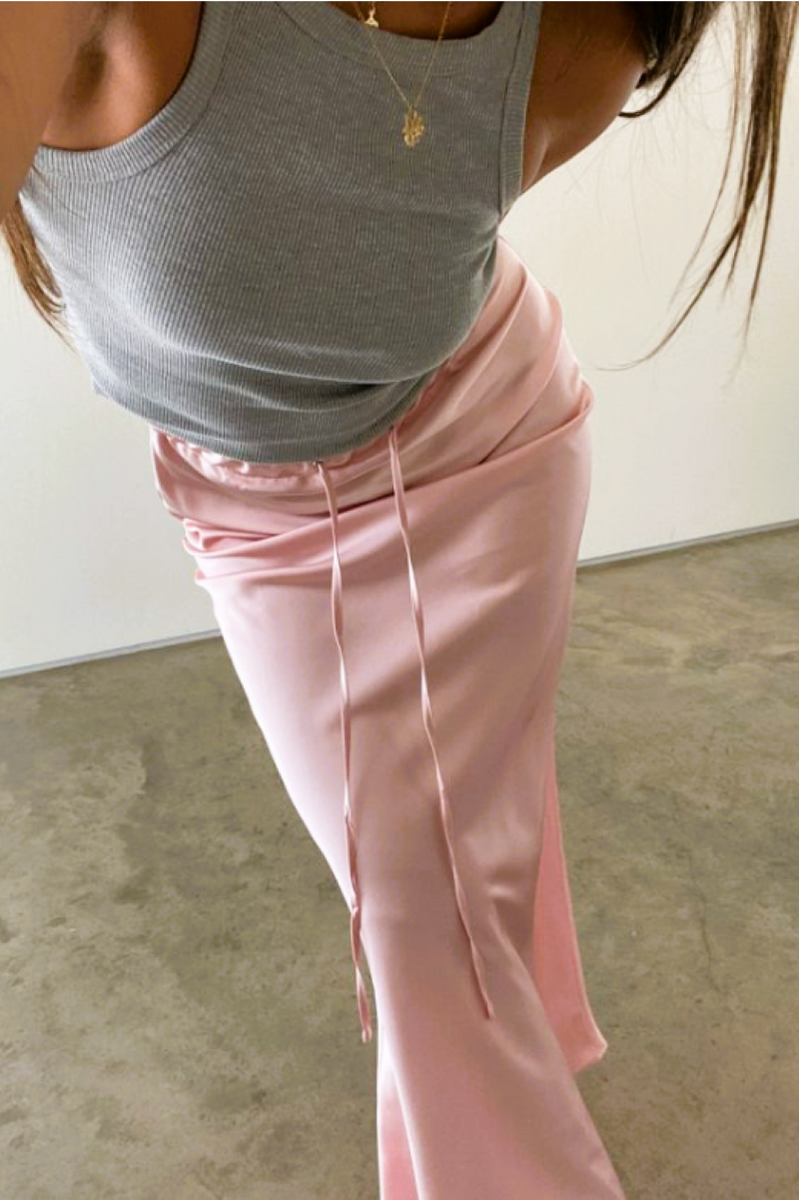 Bleeker Satin Maxi Skirt - SOHO SOCIAL – Soho Social